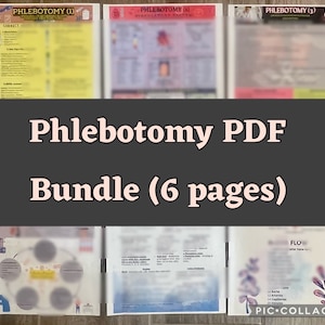 Phlebotomy Study Guide Bundle: Plus 170 Review Questions (PDF Download ...