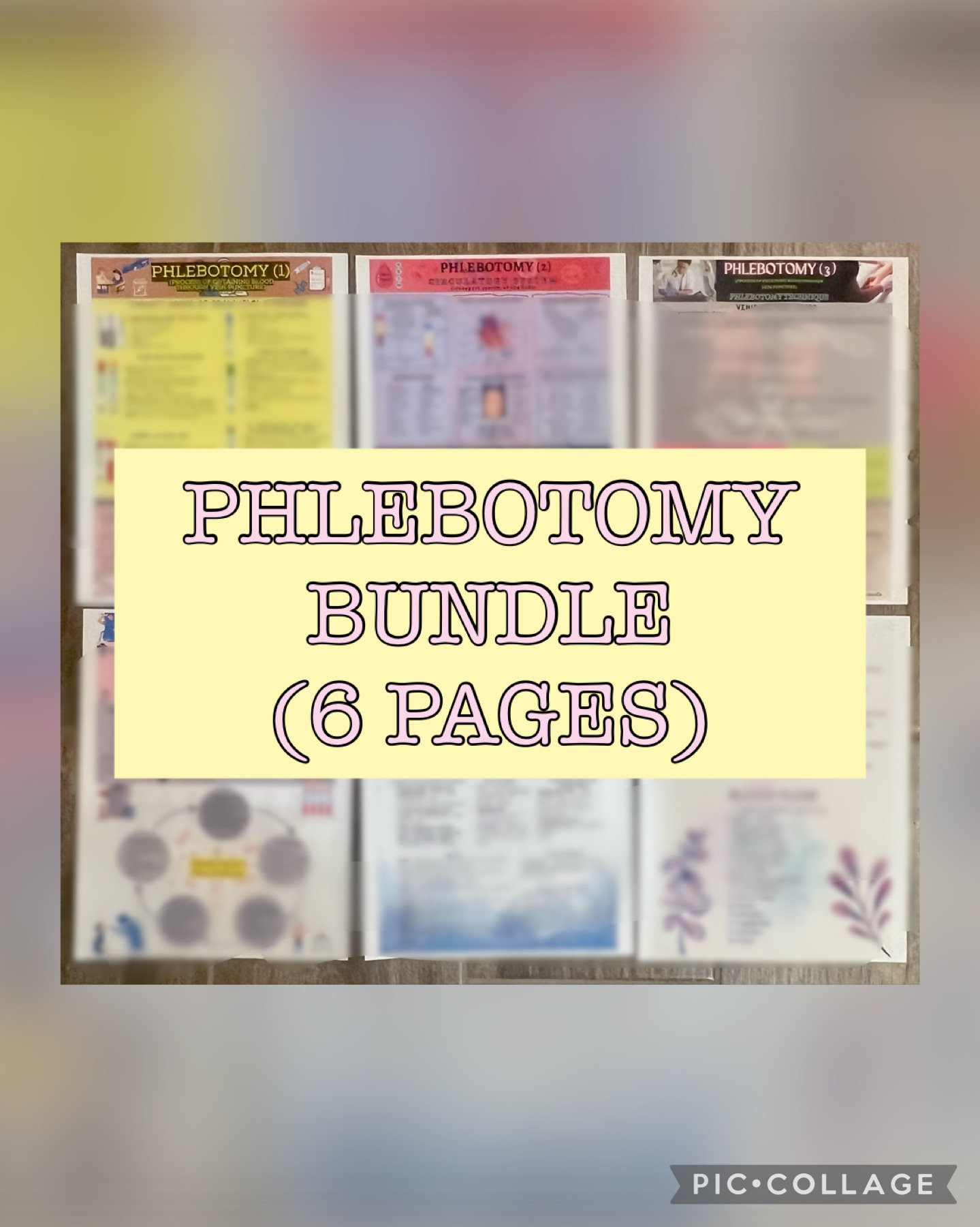 Phlebotomy Circulatory System, Hematology, Etc. - Etsy