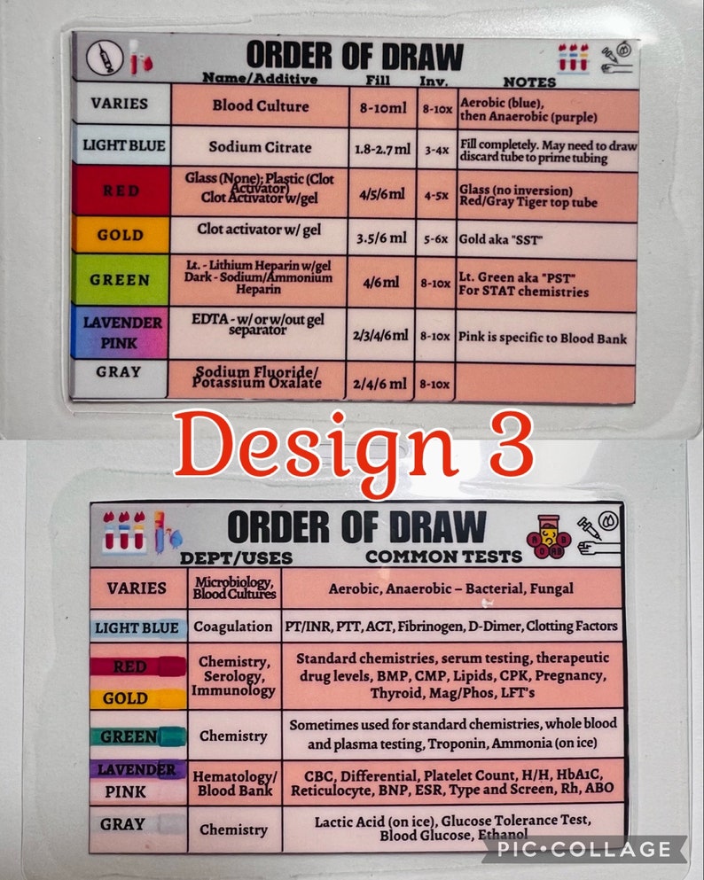 Order of Draw Badge Card With BADGE REEL and Freebie - Etsy