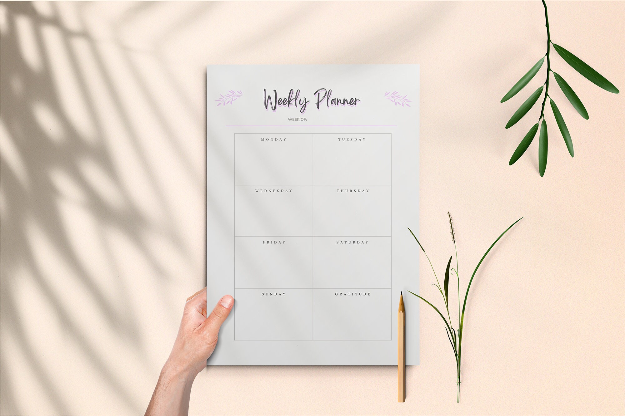 Super Aesthetic Weekly Planner, Instant Download - Etsy