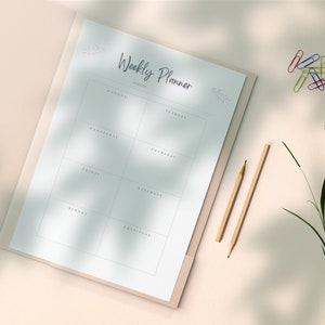 Super Aesthetic Weekly Planner, Instant Download - Etsy