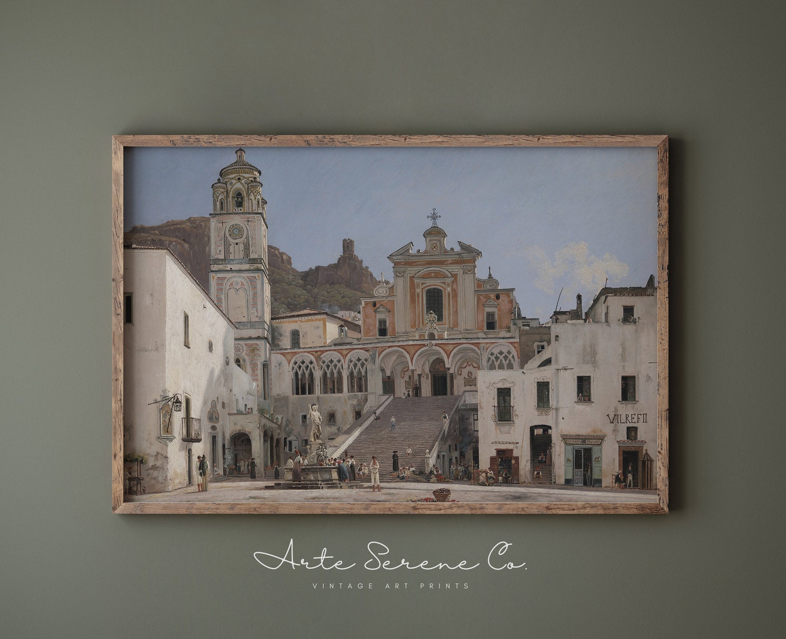 Italian Art Print Italy Cityscape Wall Art Vintage European Painting ...