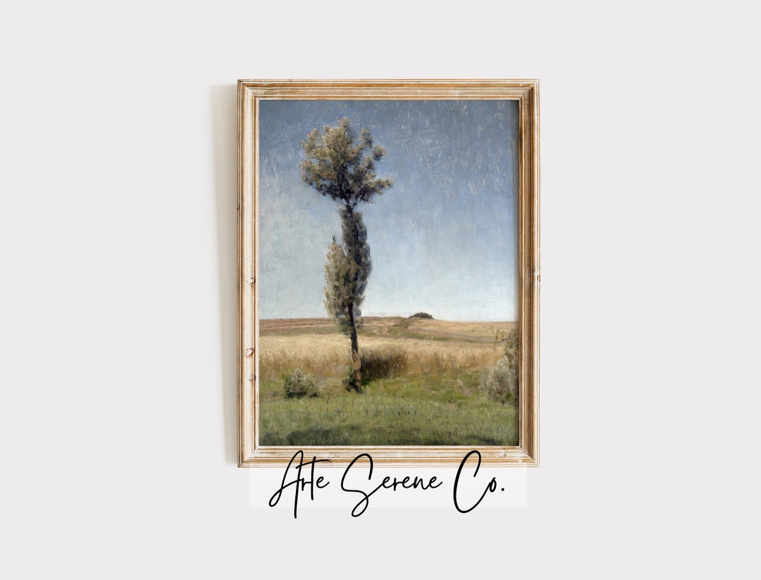 Country Landscape Art Print Country Farmhouse Wall Art Printable Wall ...