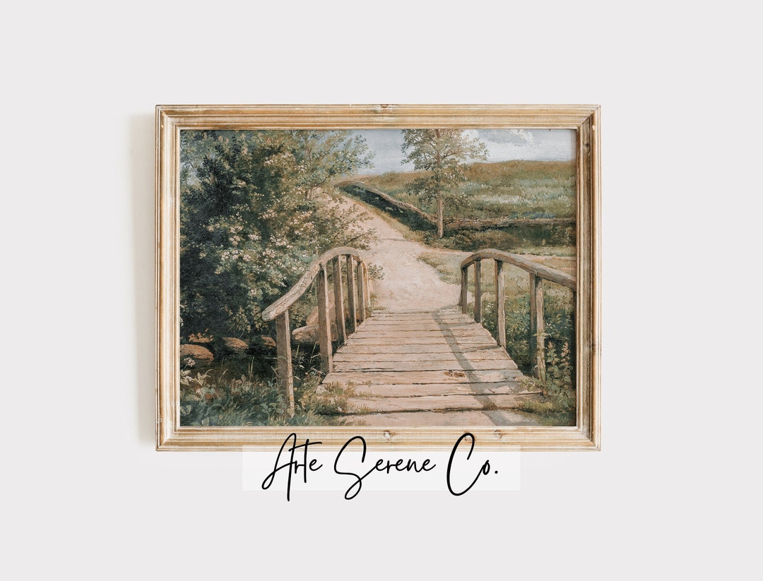 PRINTABLE Landscape Wall Art Cottagecore Wall Decor Landscape - Etsy