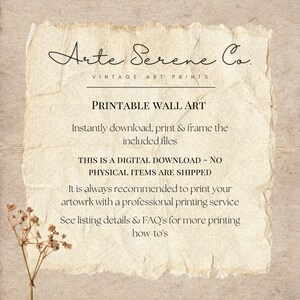 VINTAGE Fall Landscape Art Print, Printable Wall Art Fall Home Decor ...