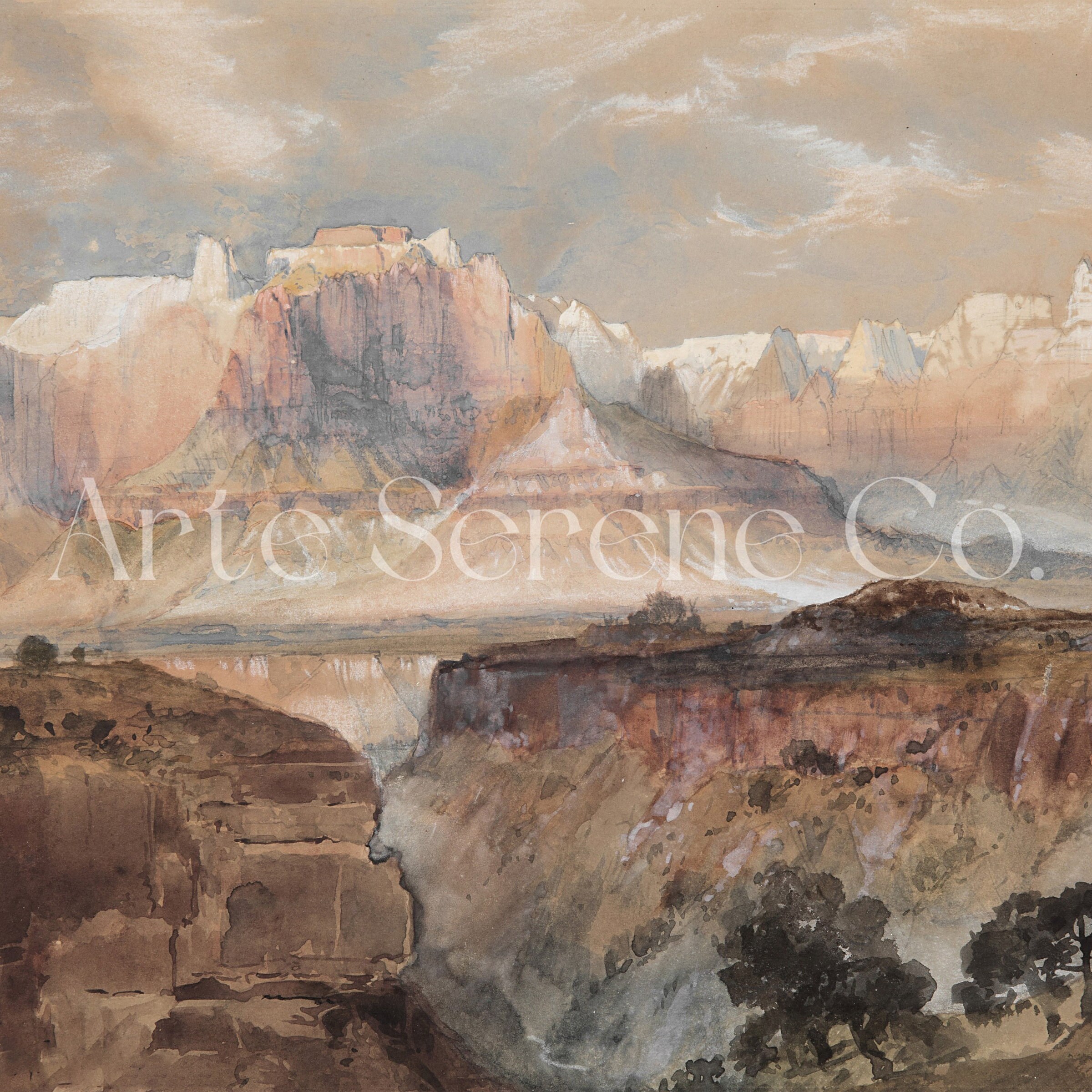 VINTAGE Southwestern Printable Art Set of 2 Western Cowboy DIGITAL ...