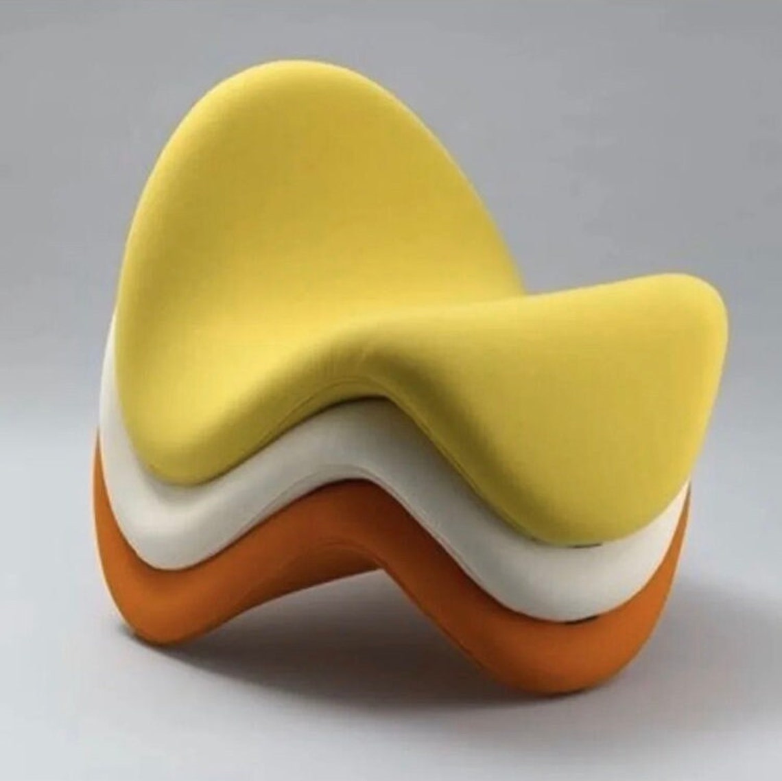 Modern Cream Fabric Chair - Etsy