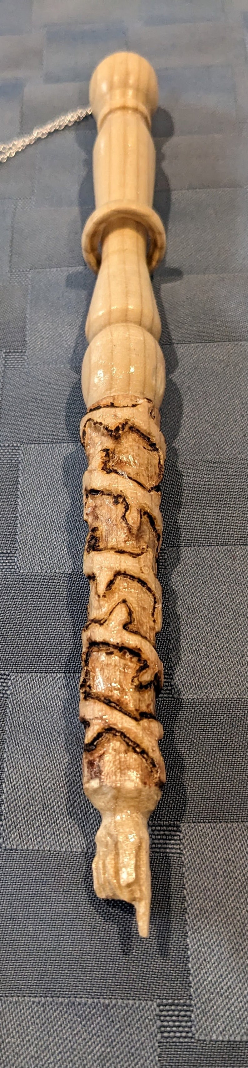 Carved Vine Yad Pointer for Torah Service, Hand-carved, Lathe-turned ...