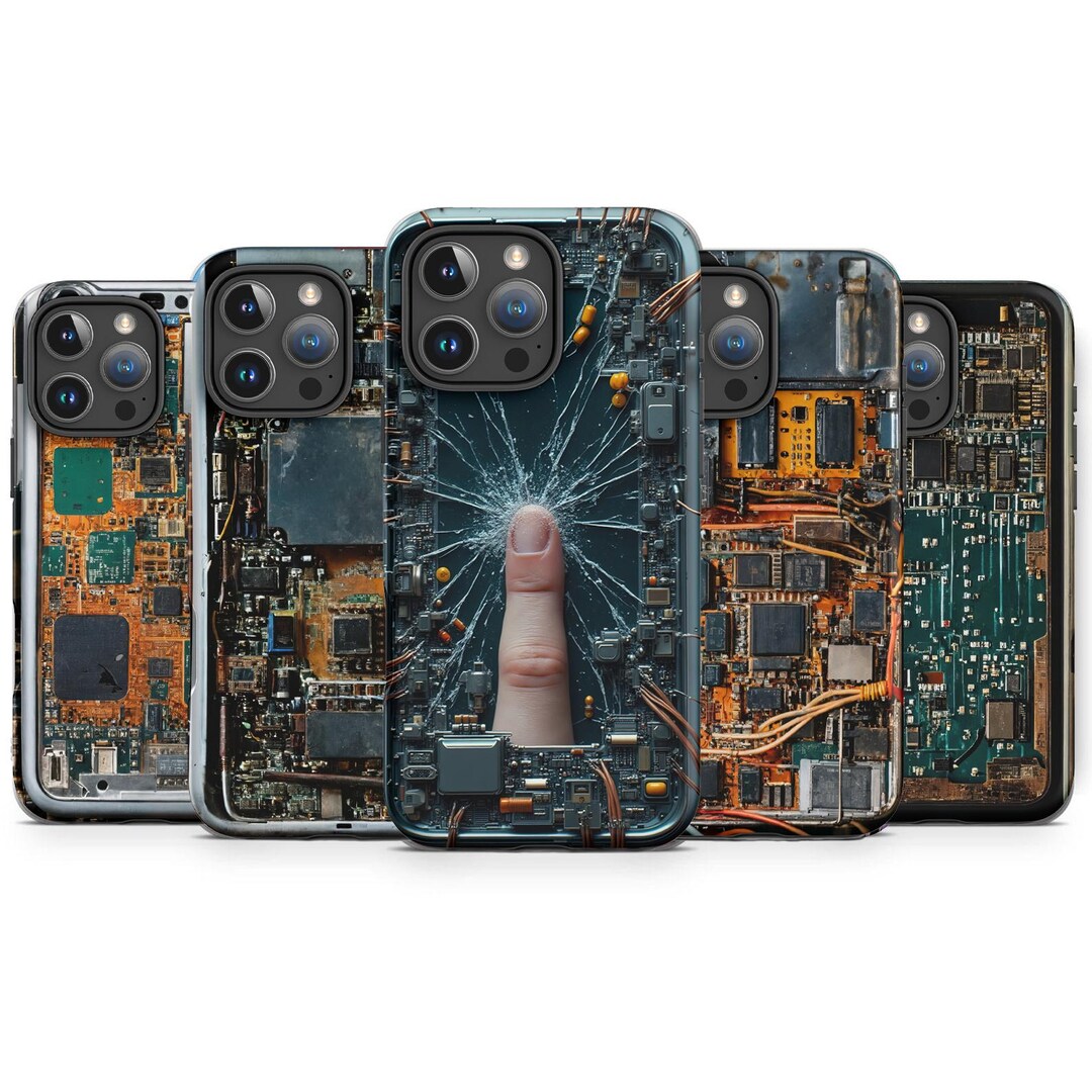 Broken Phone Optical Illusion Pattern Custom Phone Case Cover Fit for ...