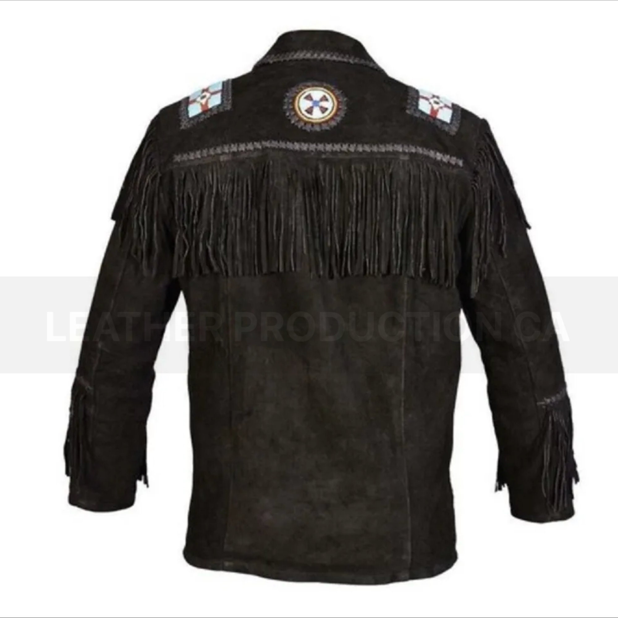 Men's Native American Suede Leather Jacket Western - Etsy