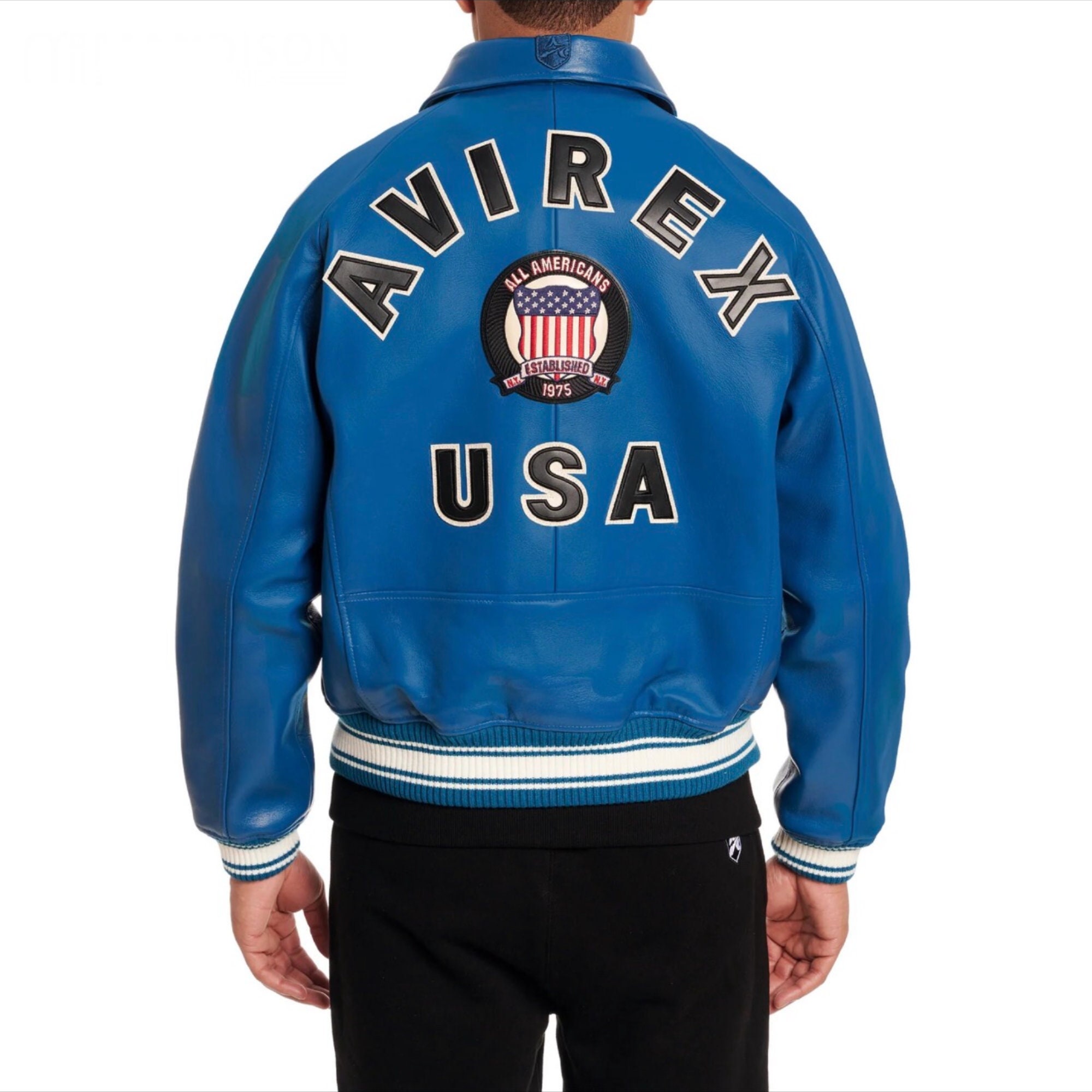Icon Jacket, Blue Color Icon Jacket, USA Edition Jacket, Military ...