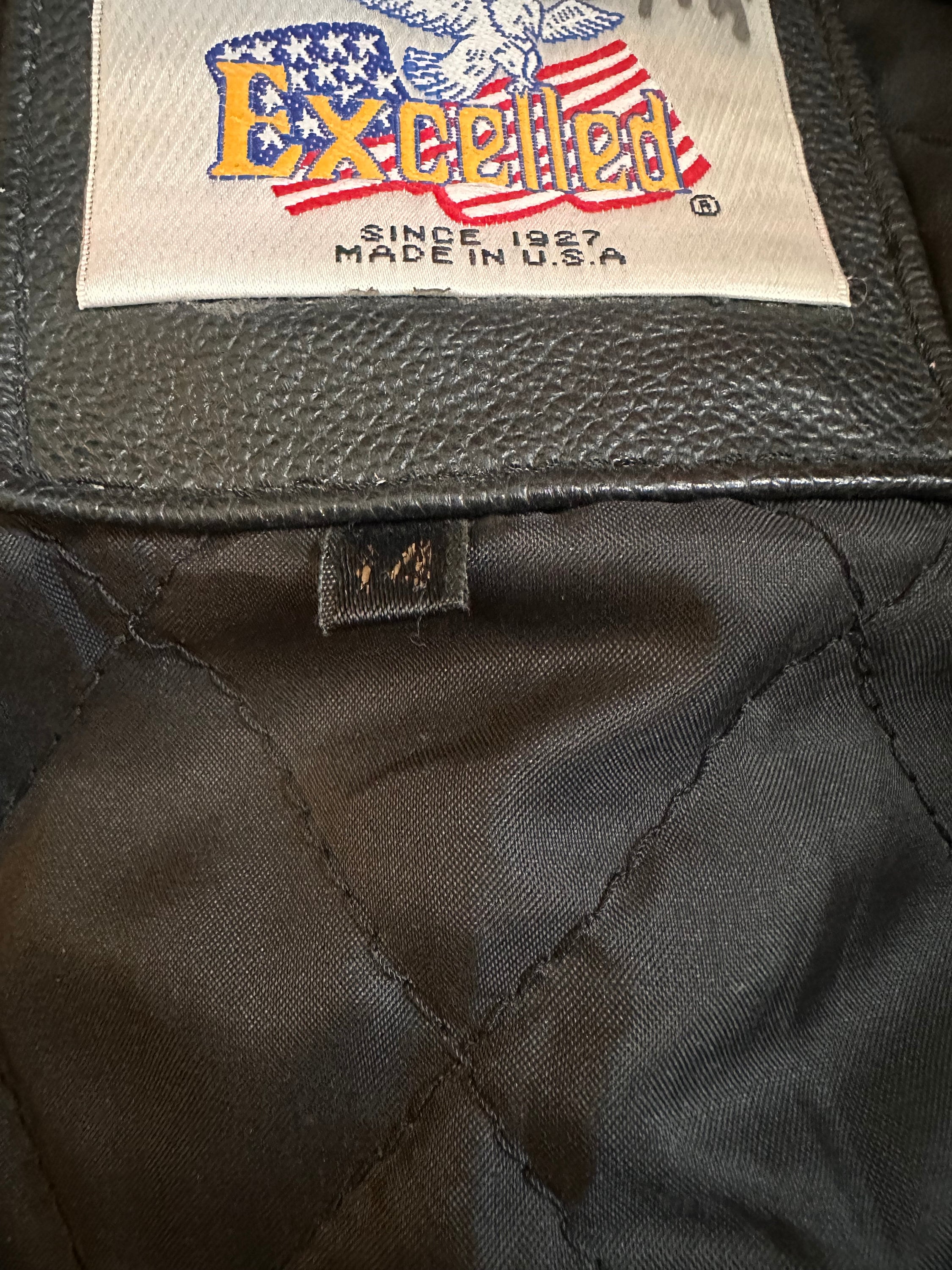 Vintage EXCELLED Leather Jacket - Etsy