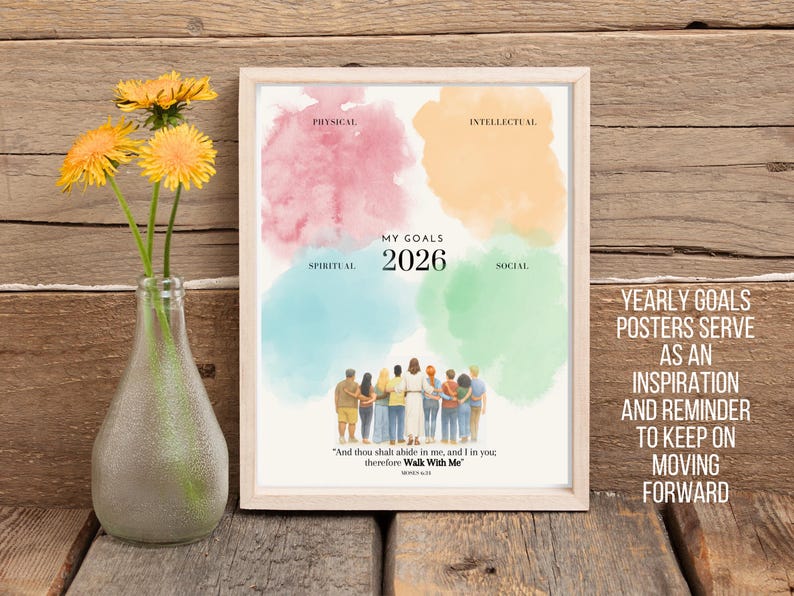 LDS 2026 Youth Theme Goal Setting Bundle (PDF Download & Editable Canva ...