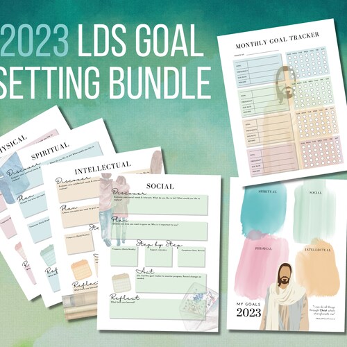 NEW 2023 Youth Theme Four Goals Printable. I Can Do All Things - Etsy