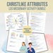 LDS Missionary Christlike Attributes Activity Bundle (canva Template ...