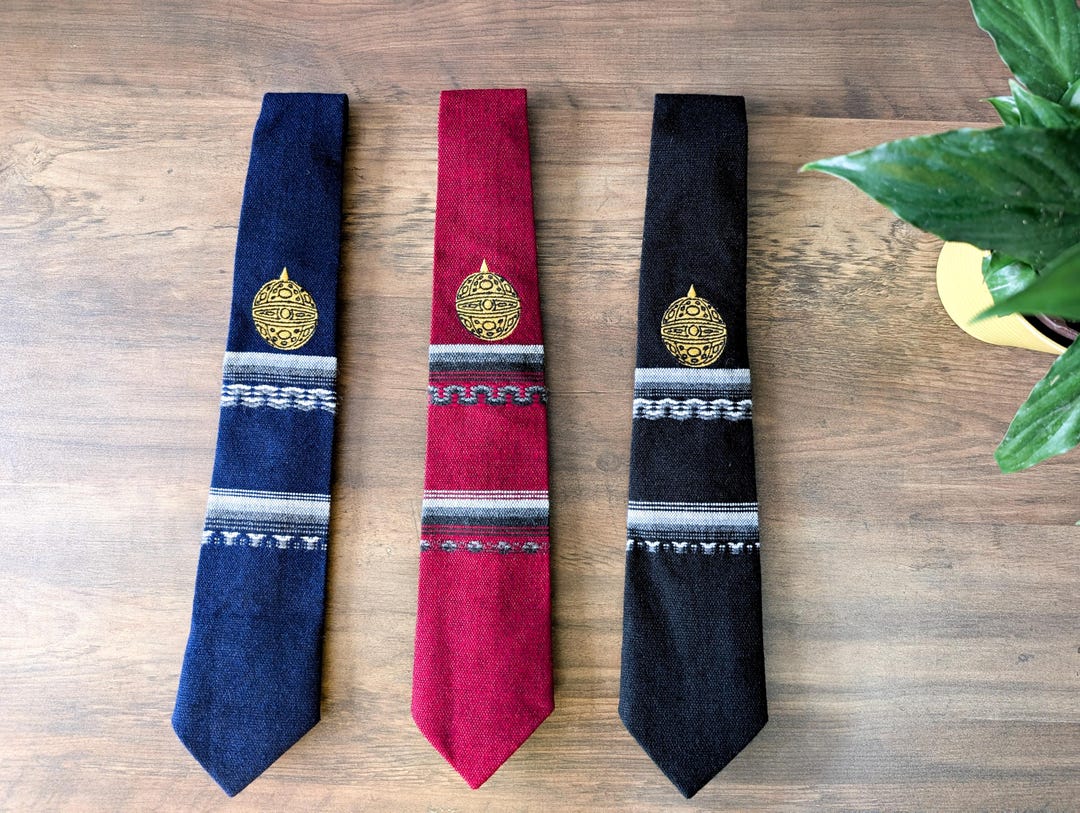 Liahona Men Tie, Ethnic Tribal Pattern Weave Necktie ,cotton LDS Tie ...