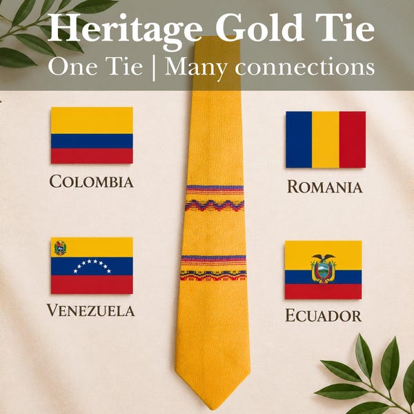 Ecuador Tie - Etsy