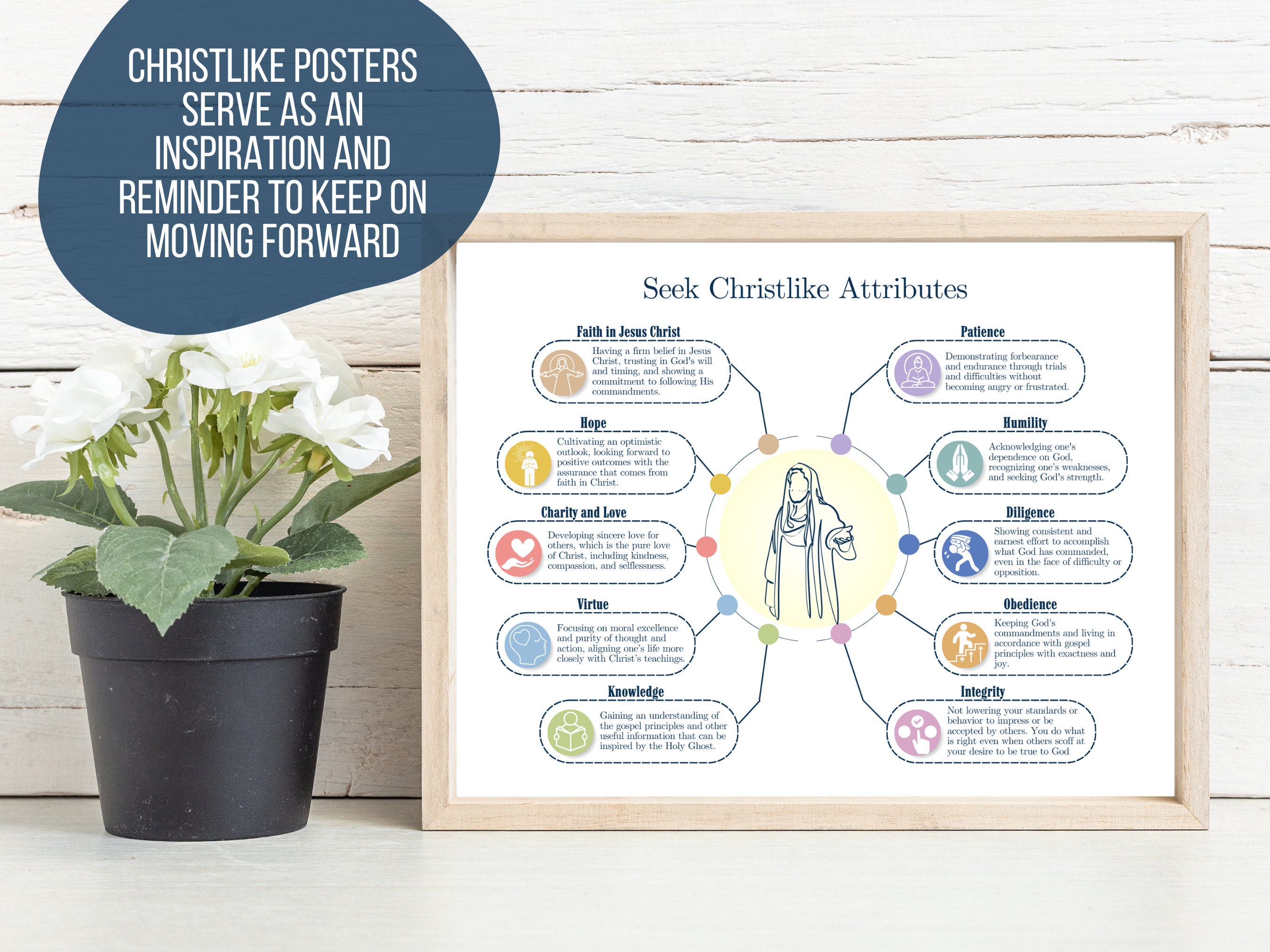 LDS Missionary Develop Christlike Attributes Activity Goals Bundle, LDS ...