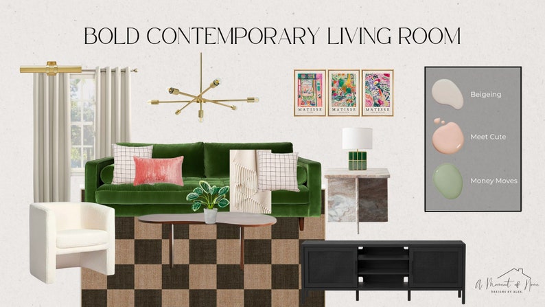 Online Interior Design | Living Room Design Template Download | E ...