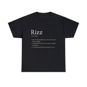 Rizz Definition Shirt, Funny Tshirt, Gift for Him, Gift for Her, Funny ...