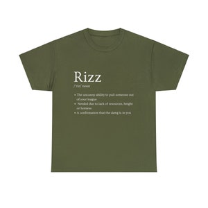 Rizz Definition Shirt, Funny Tshirt, Gift for Him, Gift for Her, Funny ...