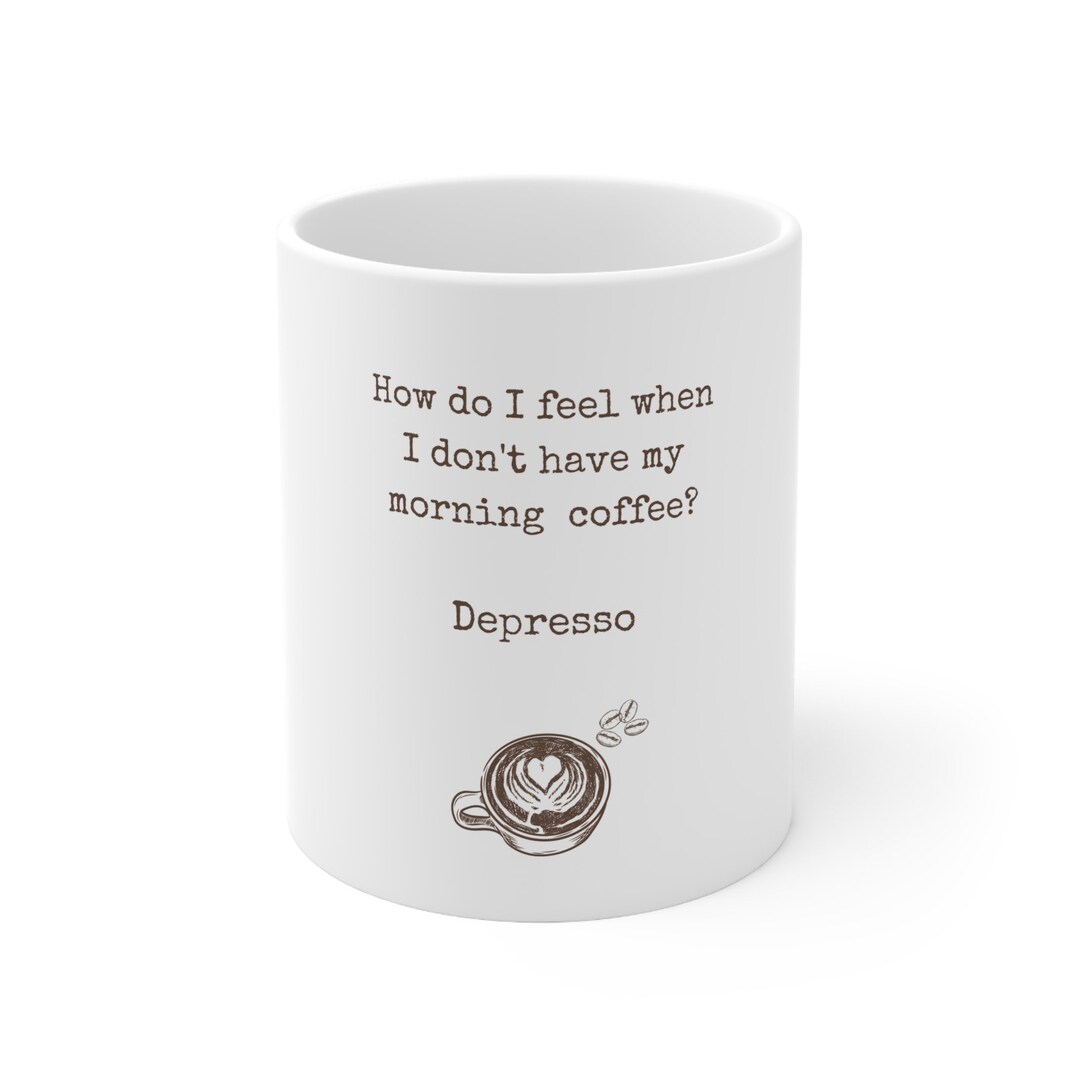 Coffee Addict Mug, Funny Coffee Mug, 11oz Coffee Lover Mug, Ceramic ...