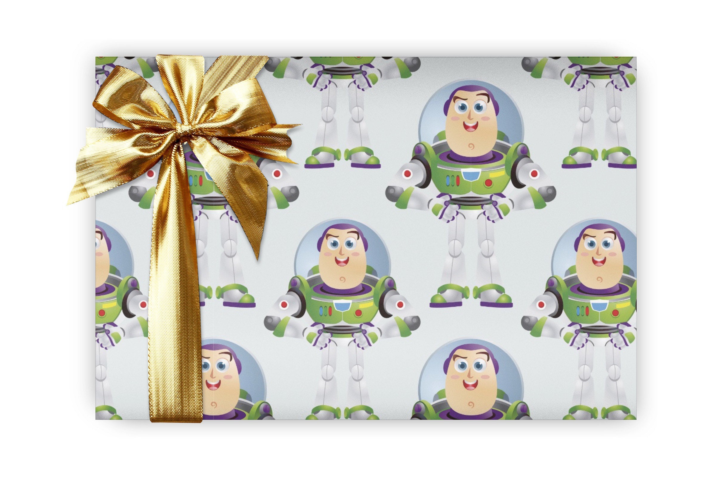 Buzz Lightyear Wrapping Paper Sheets Designed & Sold By Aftermath Profound