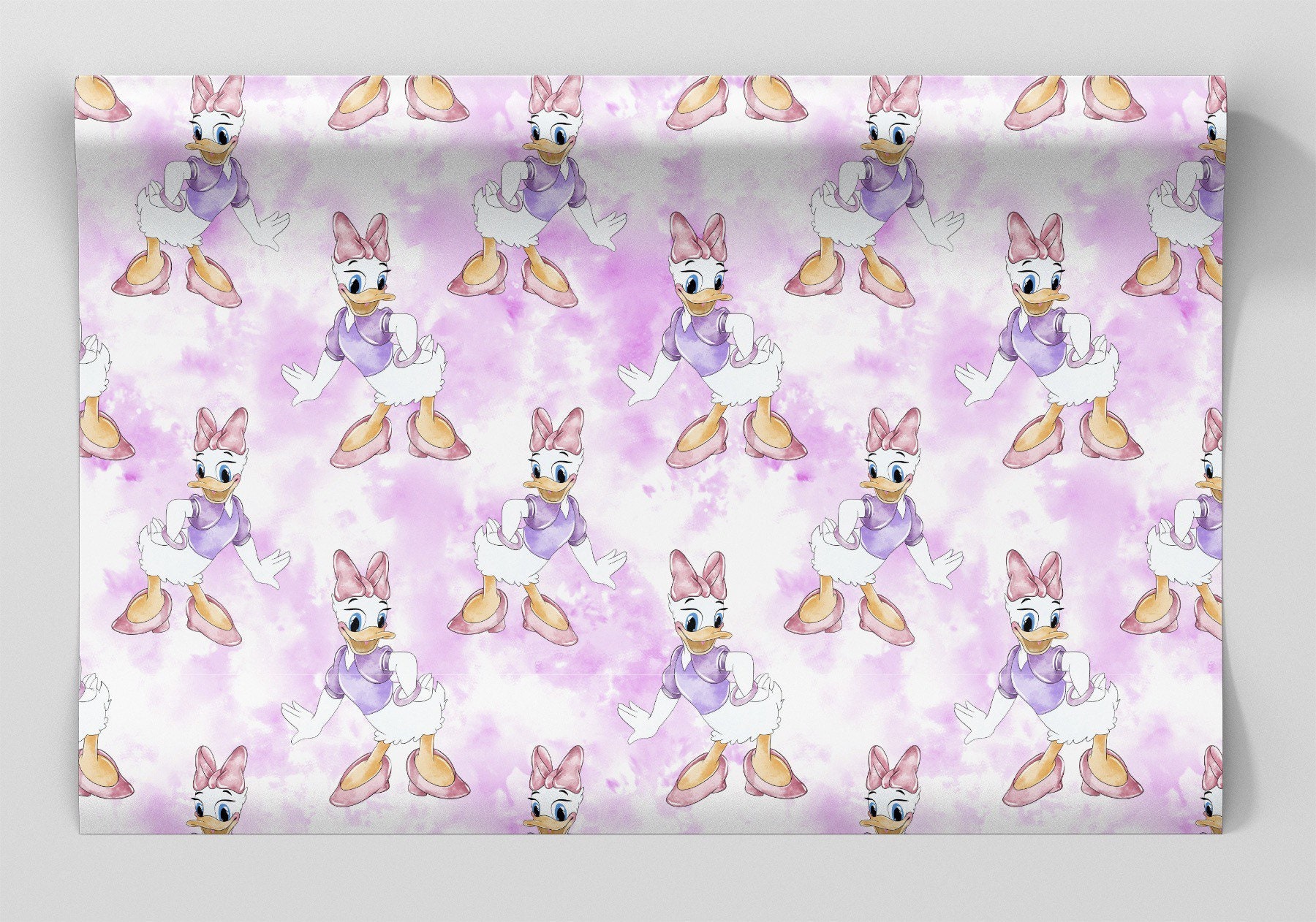 Daisy Duck Wrapping Paper Sheets Disney Birthday Party Mickey Mouse And ...