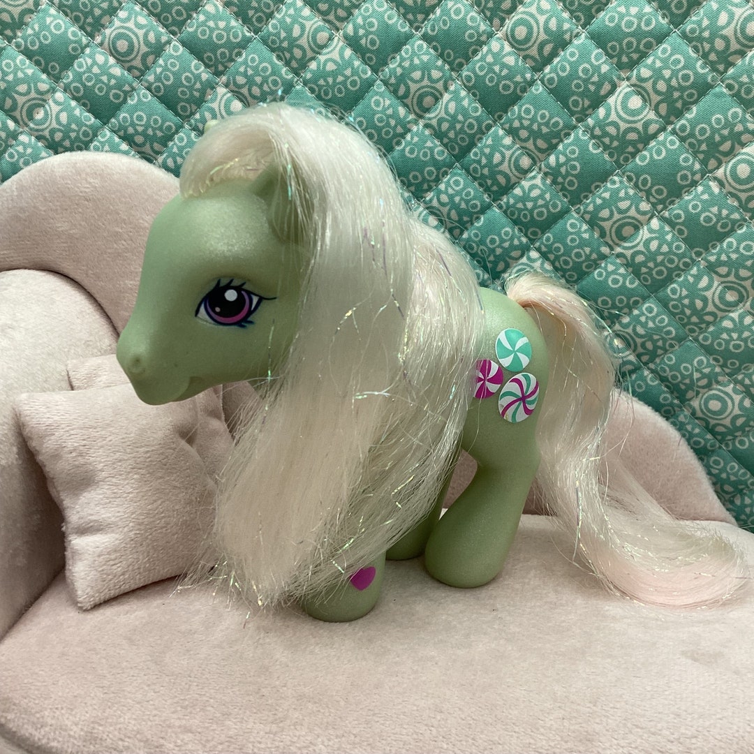 My Little Pony G3 Minty Peppermints 2002 Rare Left Side Cutie Mark - Etsy