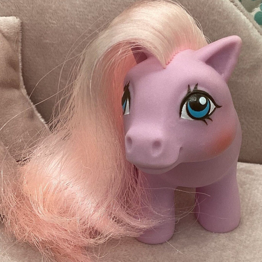 My Little Pony G1 Pretty Pals BABY FLEECY Rare HTF 1984 Hasbro Foot ...