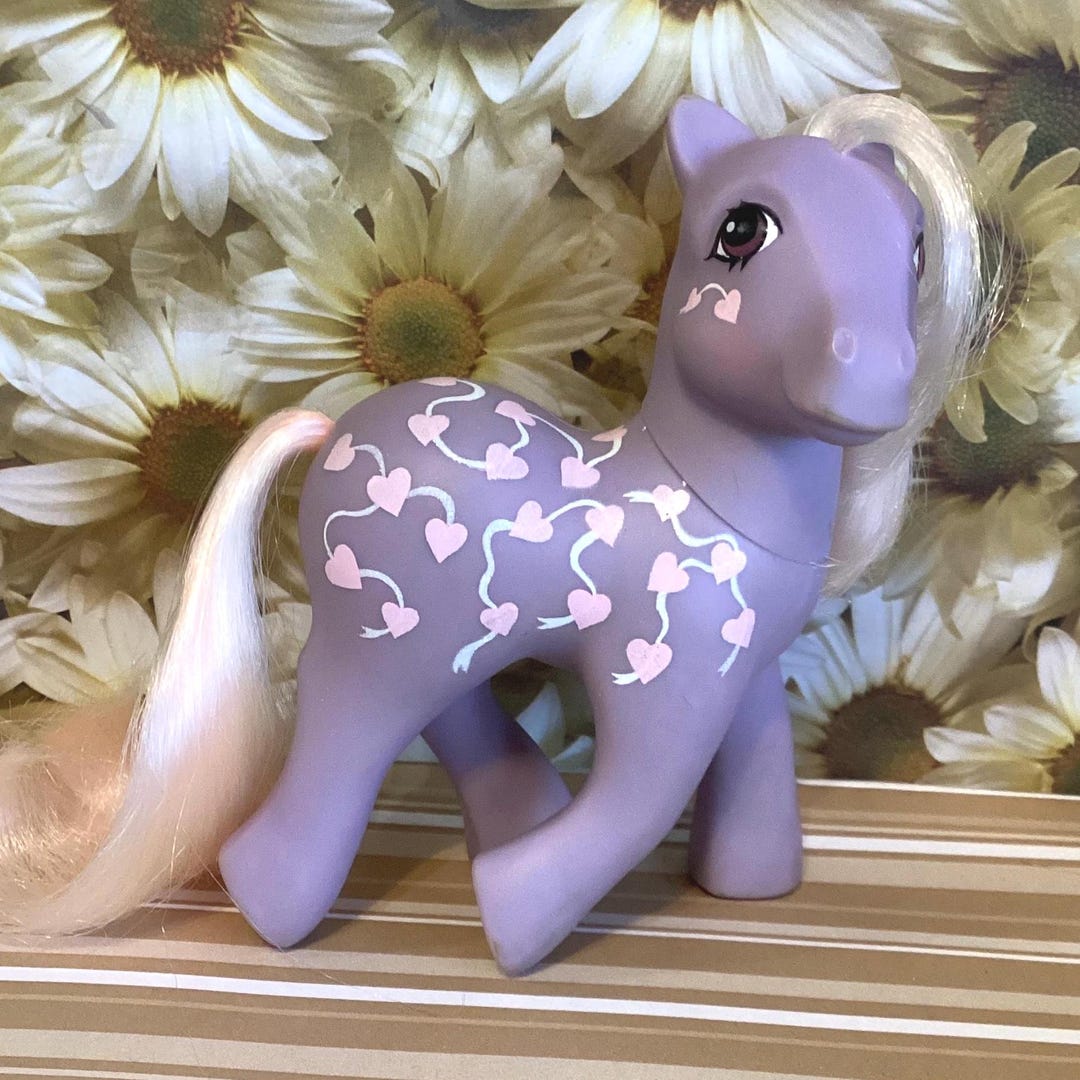 My Little Pony MLP G1, Twice as Fancy LOVE MELODY, 1987 Hasbro - Etsy
