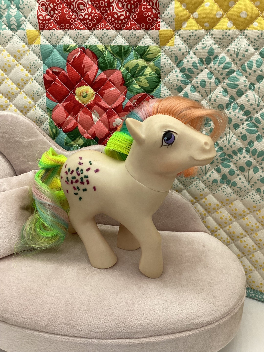 My Little Pony G1 CONFETTI RAINBOW Pony 1984 Hong Kong - Etsy
