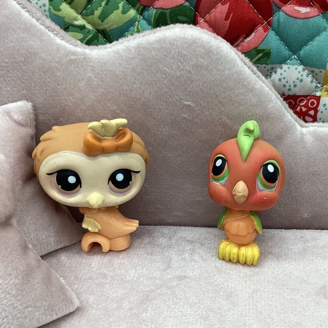 LPS Littlest Pet Shop Pets Lps 431 Owl Lps 394 Parrot - Etsy