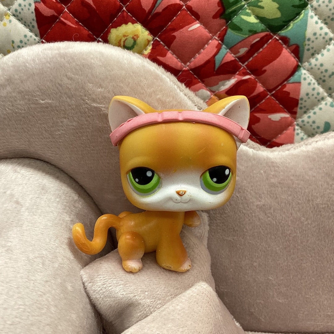 LPS Little Pet Shop Pets Authentic 11 Orange Shorthair Cat - Etsy