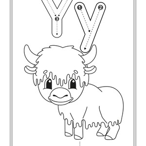 Color and Learn Animal Alphabet Exploration Coloring Book for Ages 3-6 ...