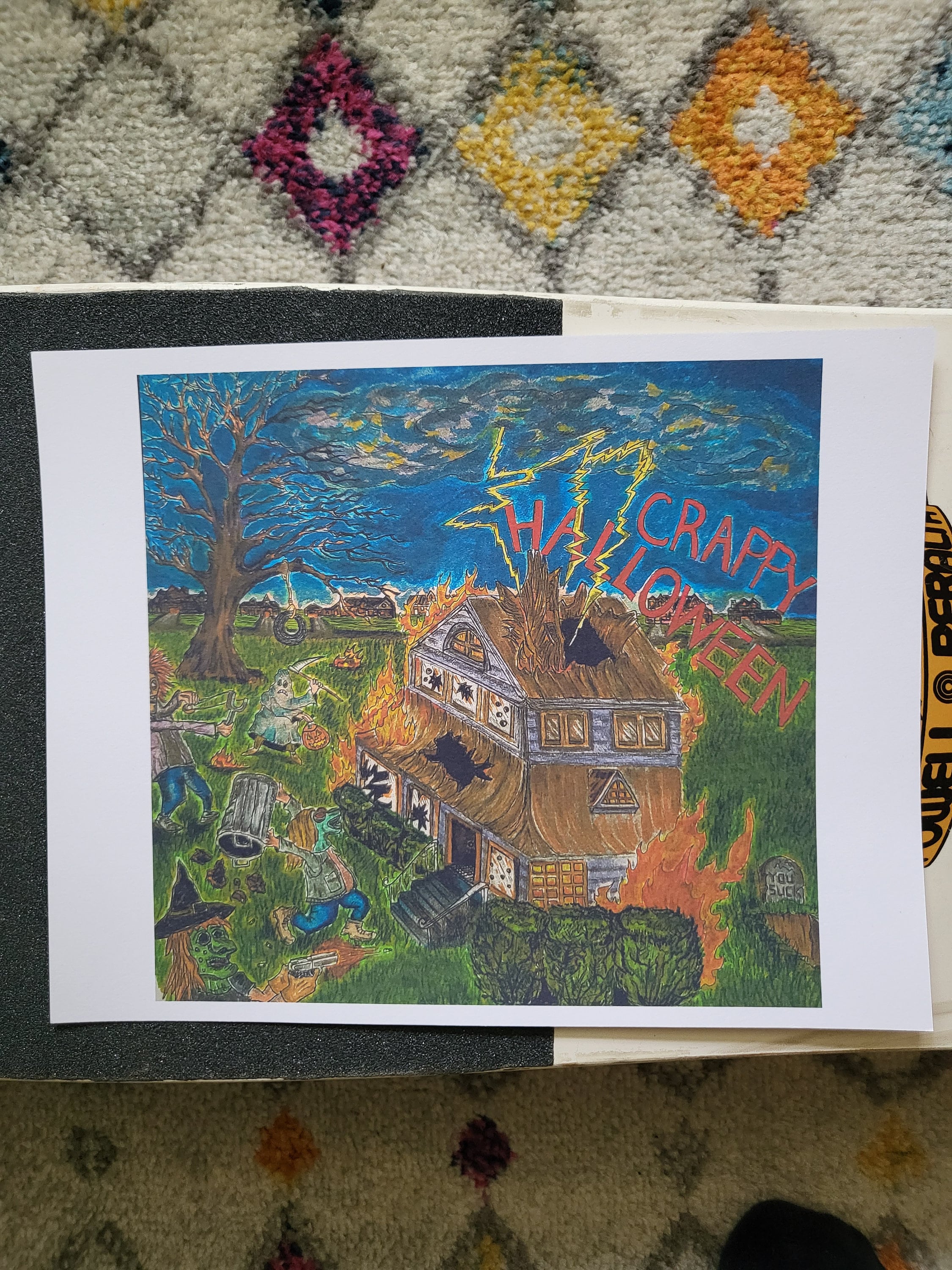 Crappy Halloween Poster. Vandals at Large. - Etsy