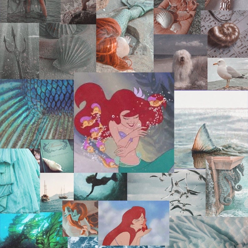 The Little Mermaid- Phone Wallpaper - Etsy