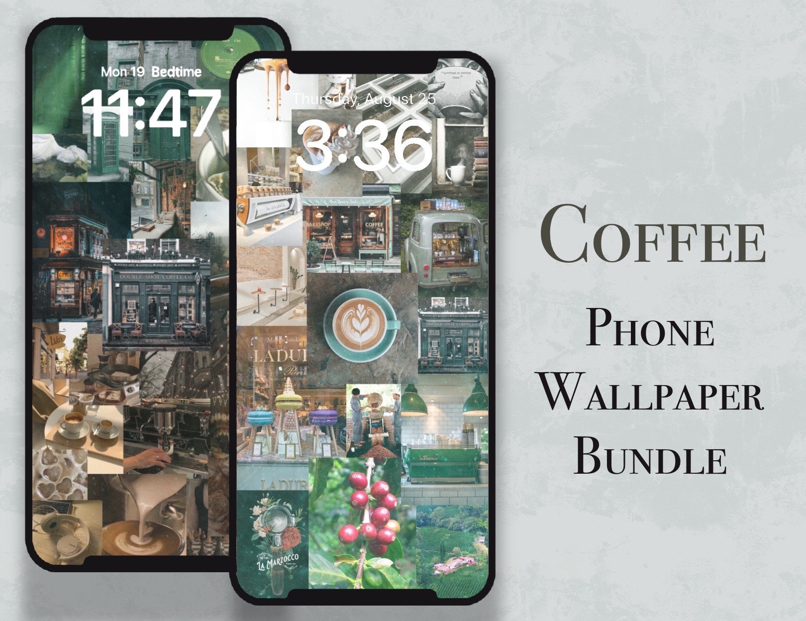 Coffee Phone Wallpaper Bundle - Etsy