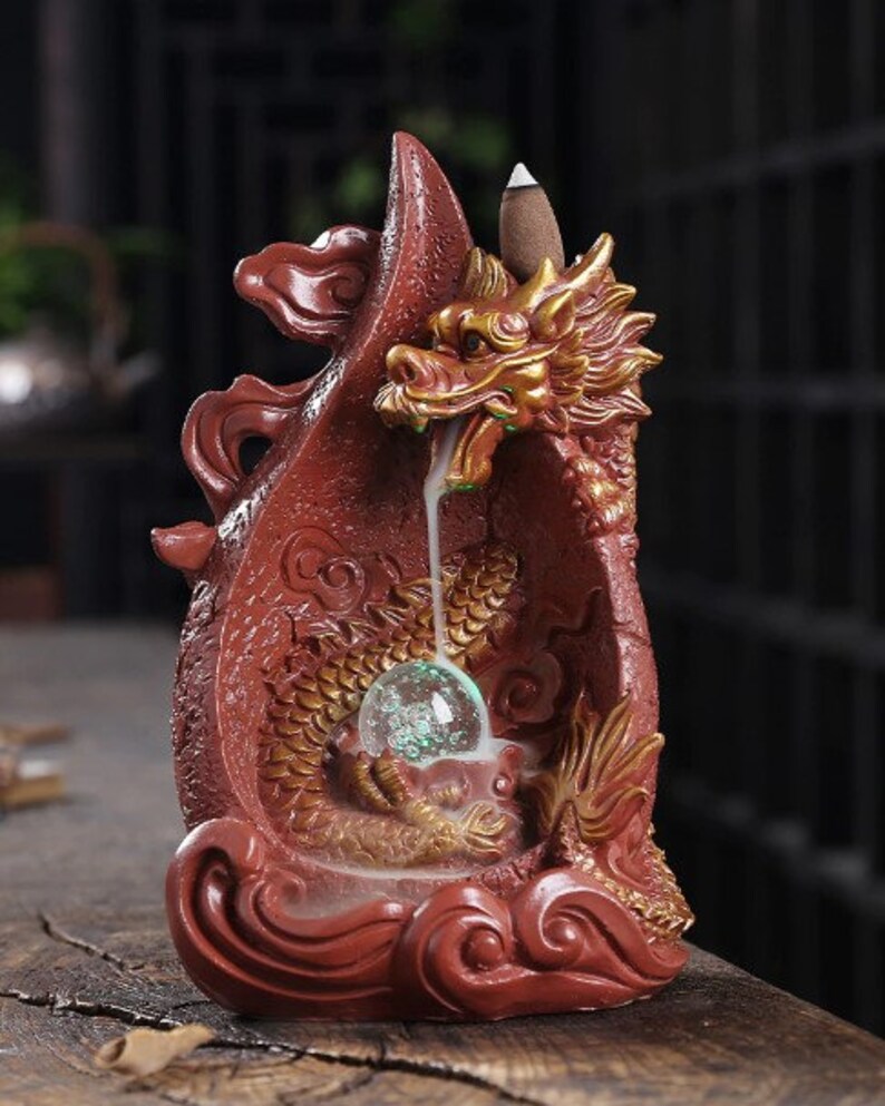 Dragon Altar Incense Waterfall Dragon Backflow Incense - Etsy