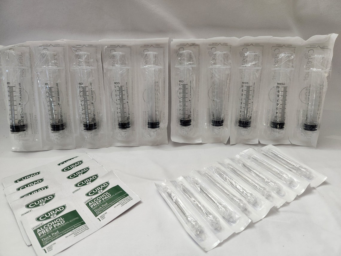 10 Mycology Sterile Syringe Kit - Etsy