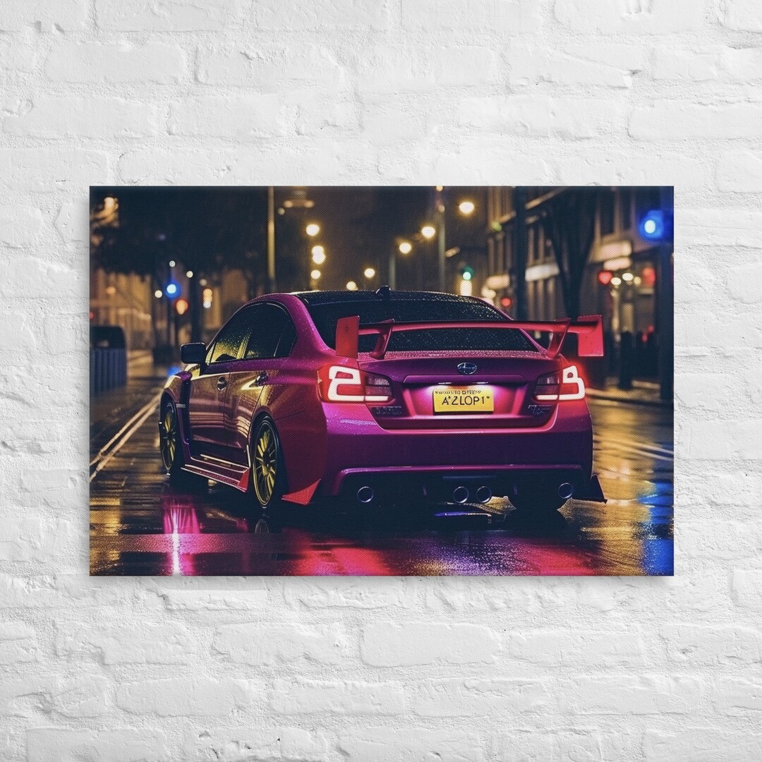 Subaru WRX / STI High Definition Landscape Wall Canvas Print, High ...