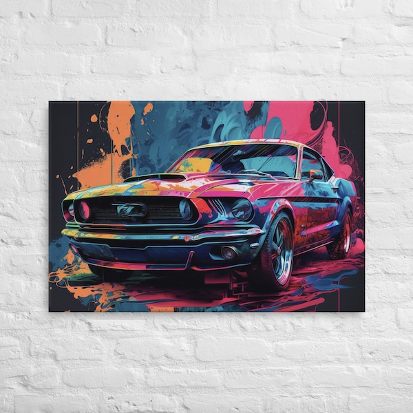 Ford Mustang Landscape - Etsy