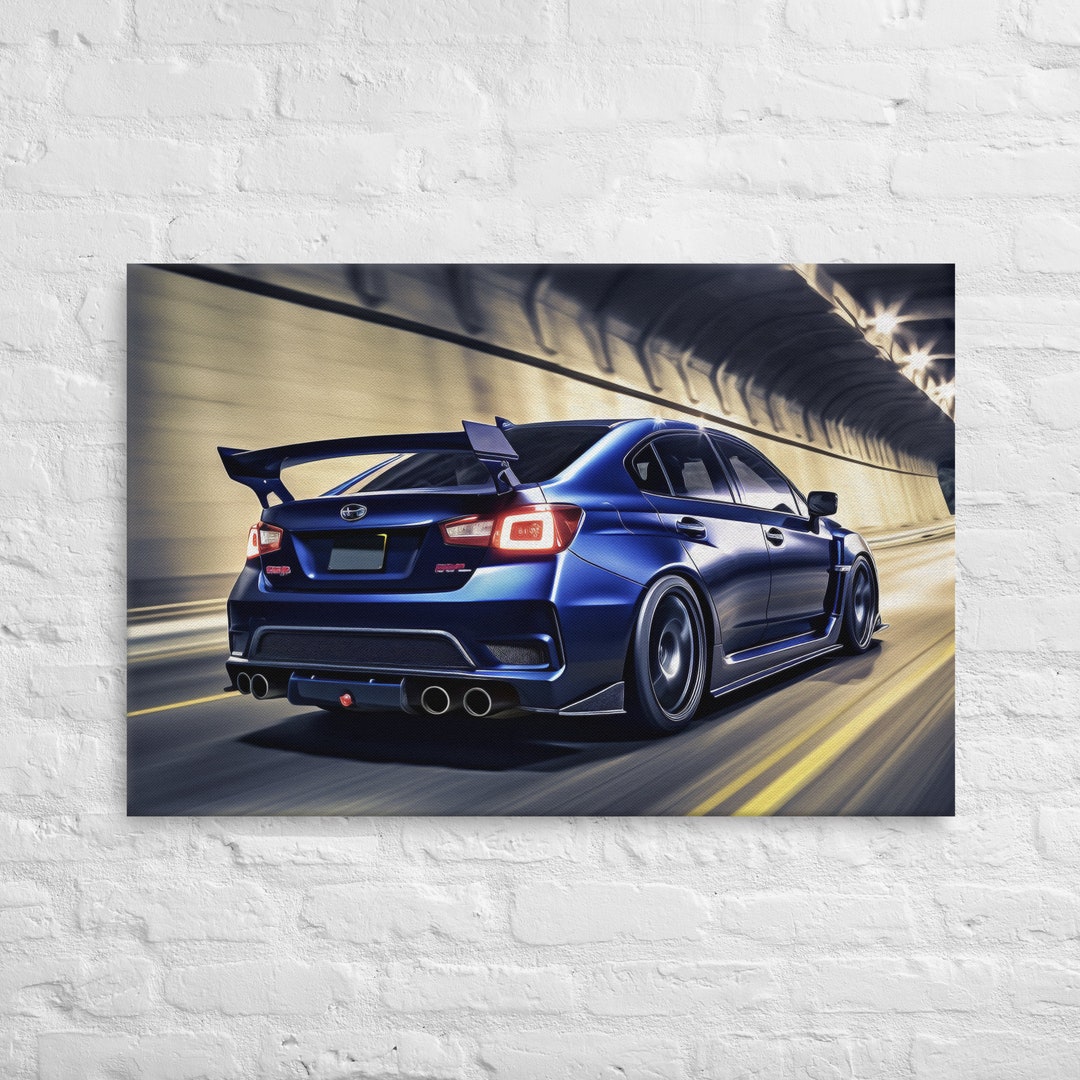 Cinematic Subaru WRX Canvas Print Subaru STI Subaru WRX Art - Etsy