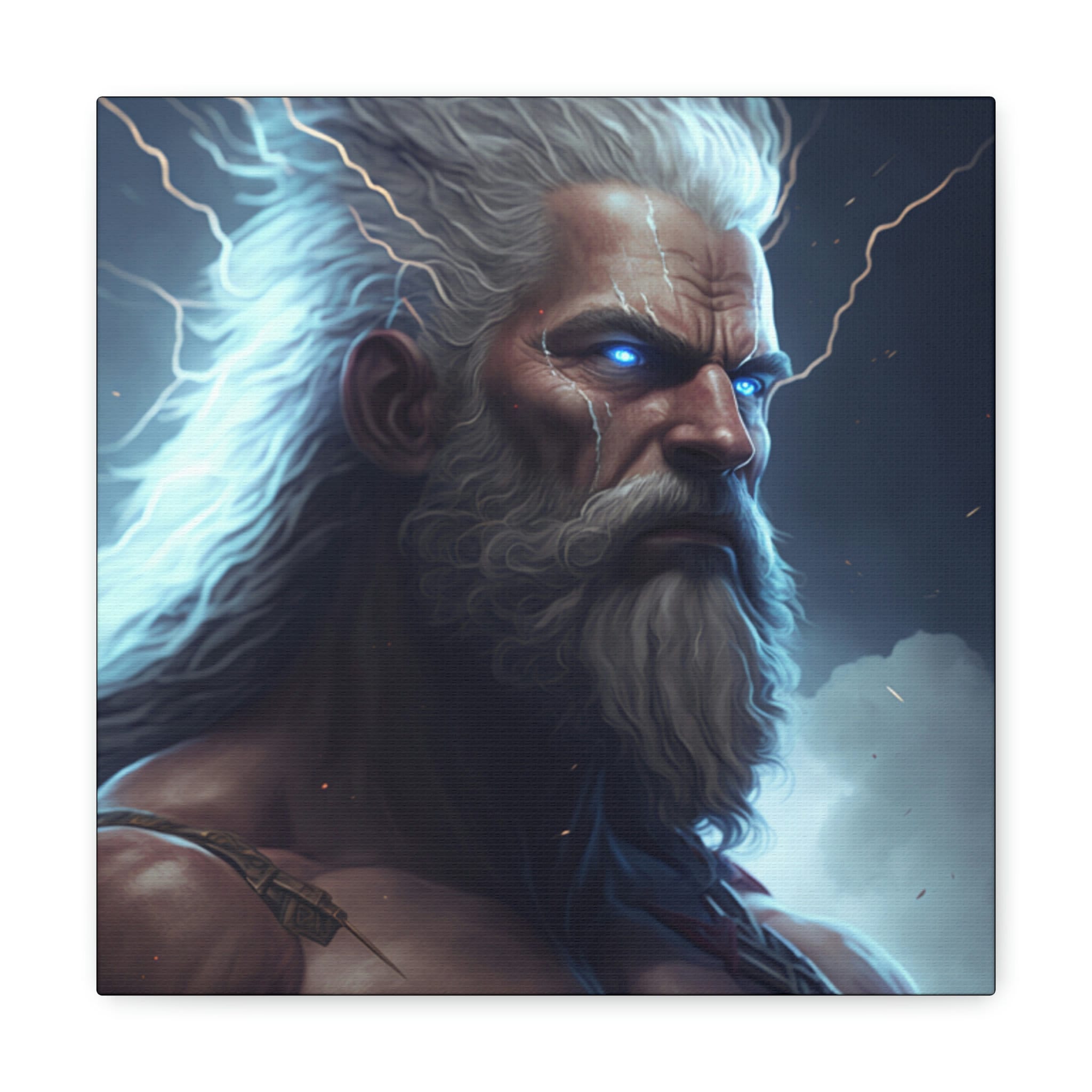 Zeus | Greek Gods | Canvas/poster | High Quality Digital Art - Etsy