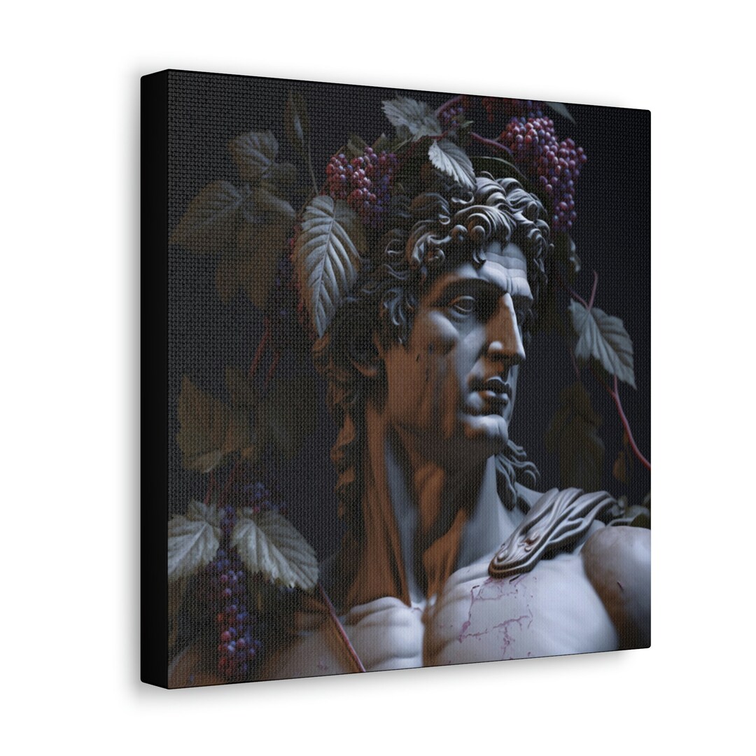 Dionysus | Greek Gods | Canvas/poster | High Quality Digital Art - Etsy