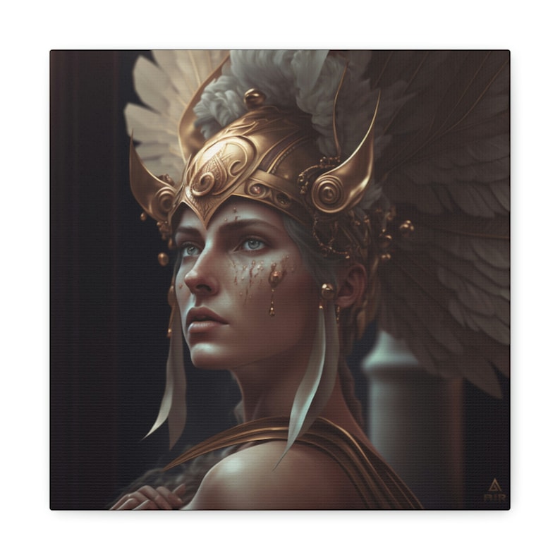Athena | Greek Gods | Canvas/poster | High Quality Digital Art - Etsy