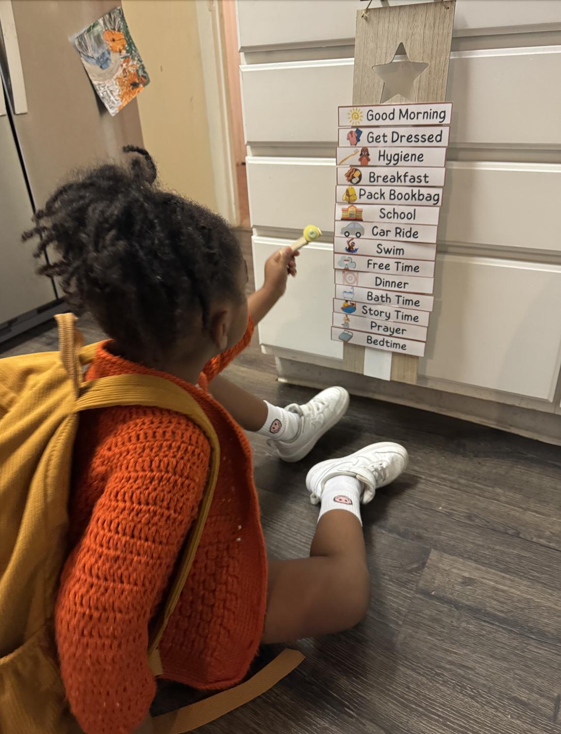 Homeschool Routine | Printable Routine Cards| Laminated Chart With ...