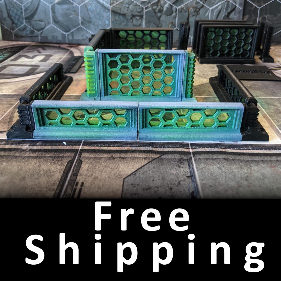 Shield Wall Terrain Set (24 Pieces) Modular With Magnets - Etsy