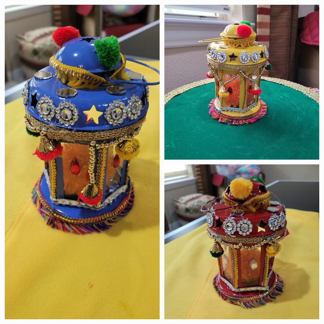 Tabletop Lantern, Shadi, Mehndi, Haldi, Mayu Indian and Pakistani ...