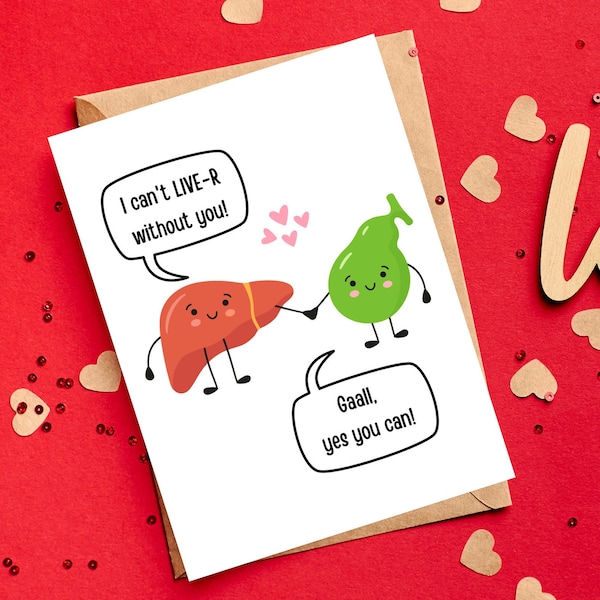 Gallbladder Card - Etsy